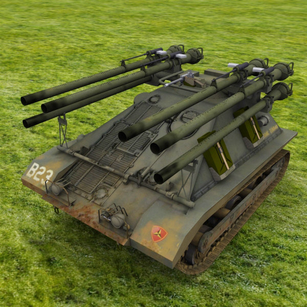 3d model m50 ontos tank