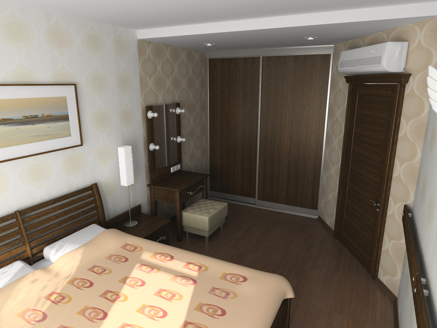 3d model flat