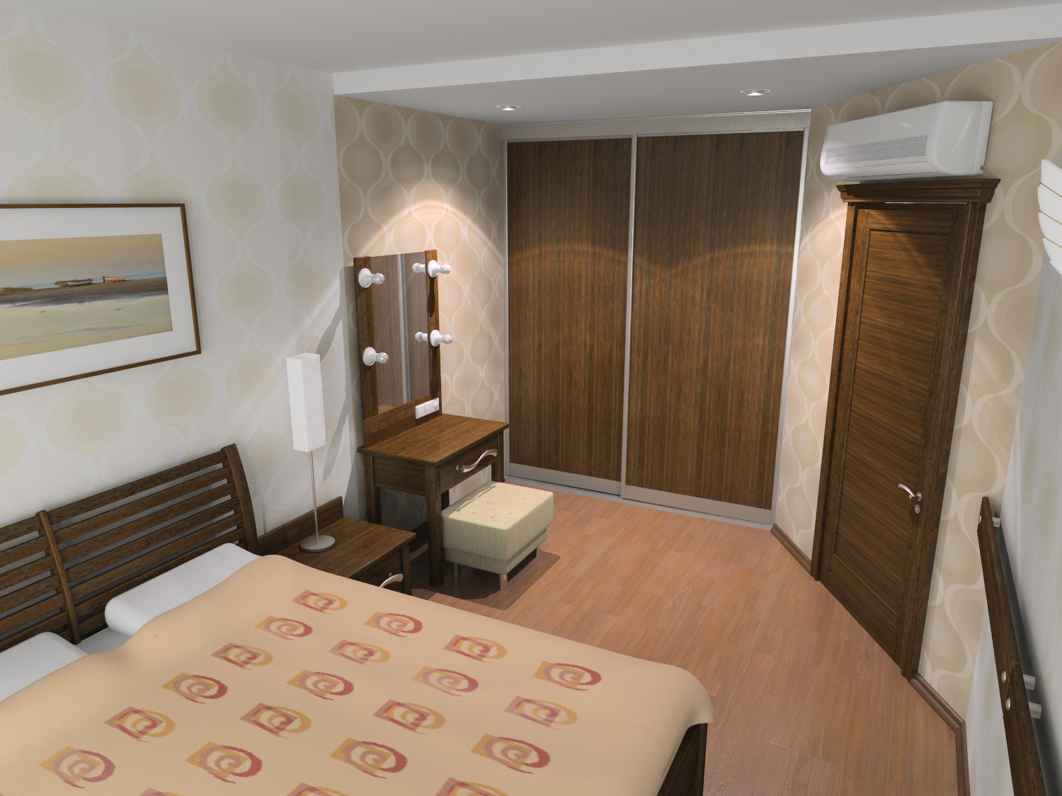 3d model flat