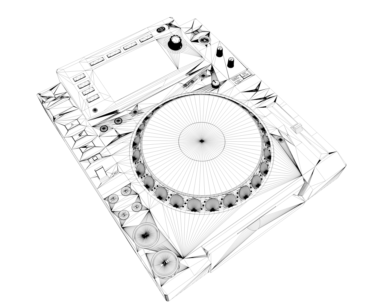 cinema4d pioneer cd player dj