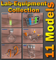 science equipment 3d model