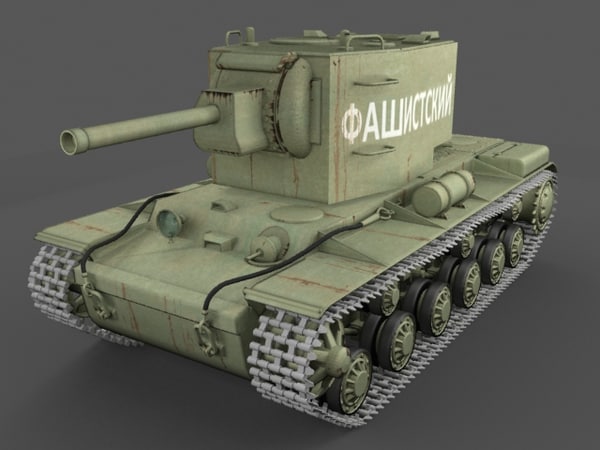 KV-2モデル1940（Klementi Vorochilov）3Dモデル - TurboSquid 611824