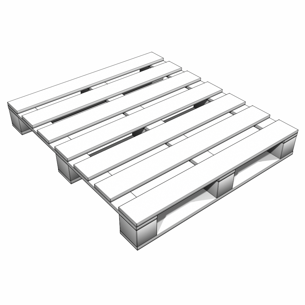 max realistic wooden pallet