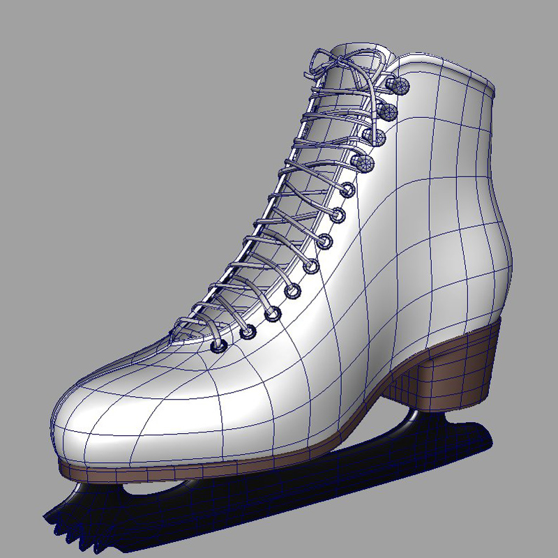 figure iceskates 3d obj