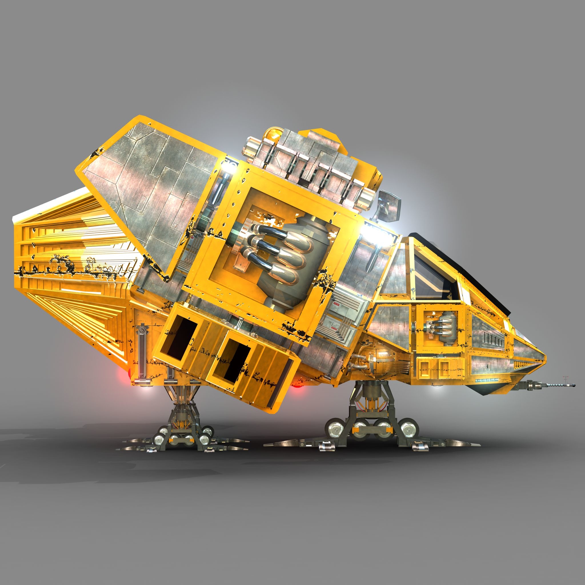 maya spaceship unit ship