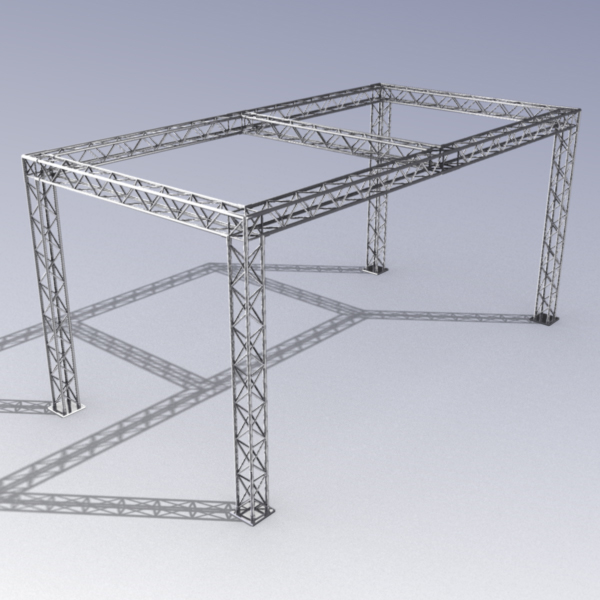 3d truss model