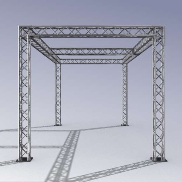 3d truss model