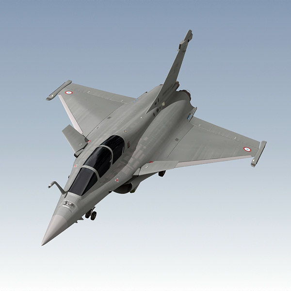 dassault rafale fighter 3d model