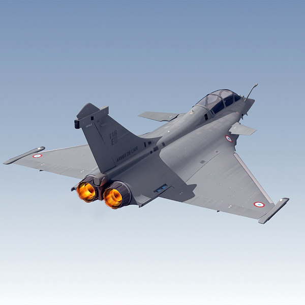 dassault rafale fighter 3d model