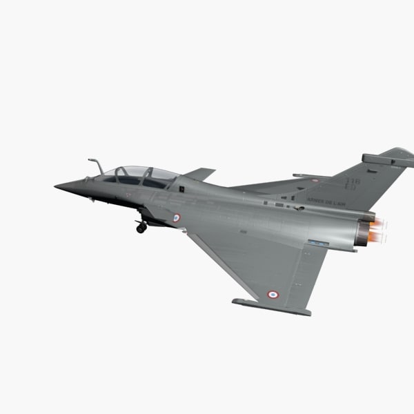 dassault rafale fighter 3d model