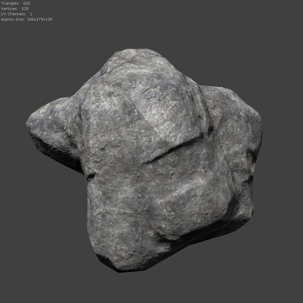 generic rocks pack 3d obj