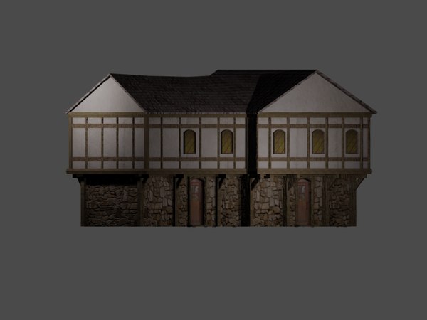 medieval building 3d model