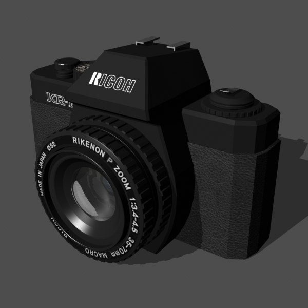 3d model of camera
