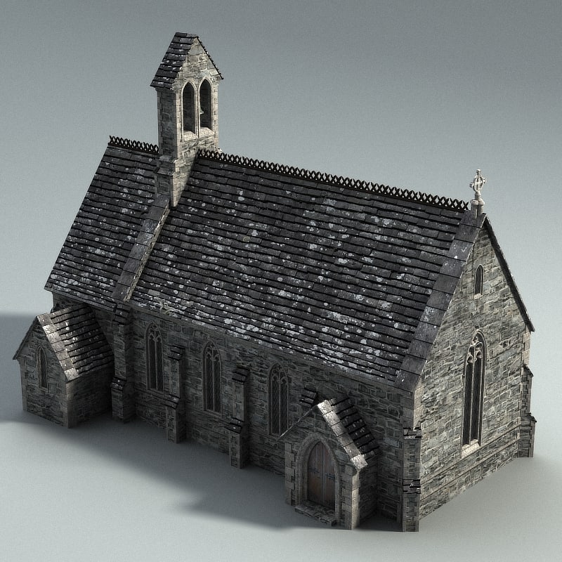 church 3d 3ds