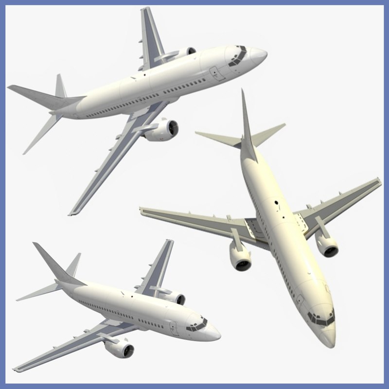 3d model boeing 737 classic