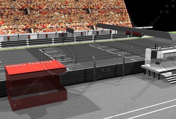 maya grid racing track