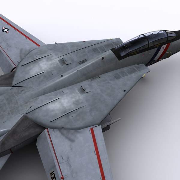 f-14 fighter jet f-14d 3d model