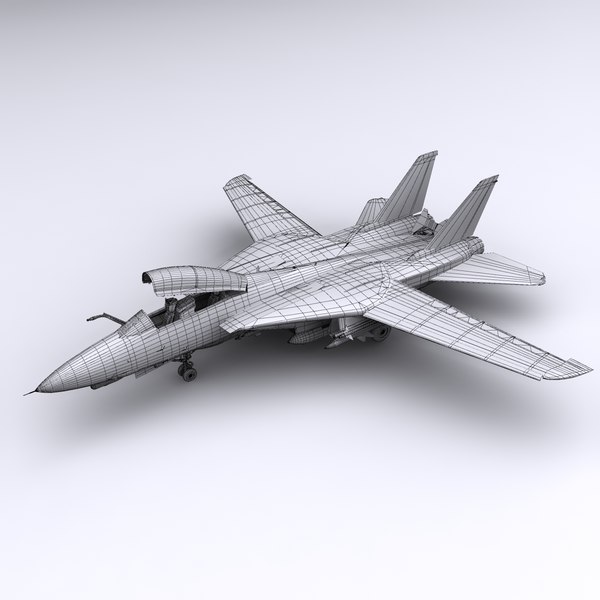 f-14 fighter jet f-14d 3d model