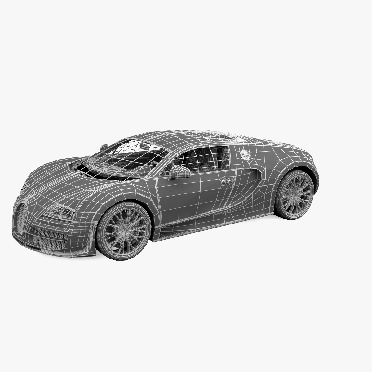 bugatti veyron 3d model