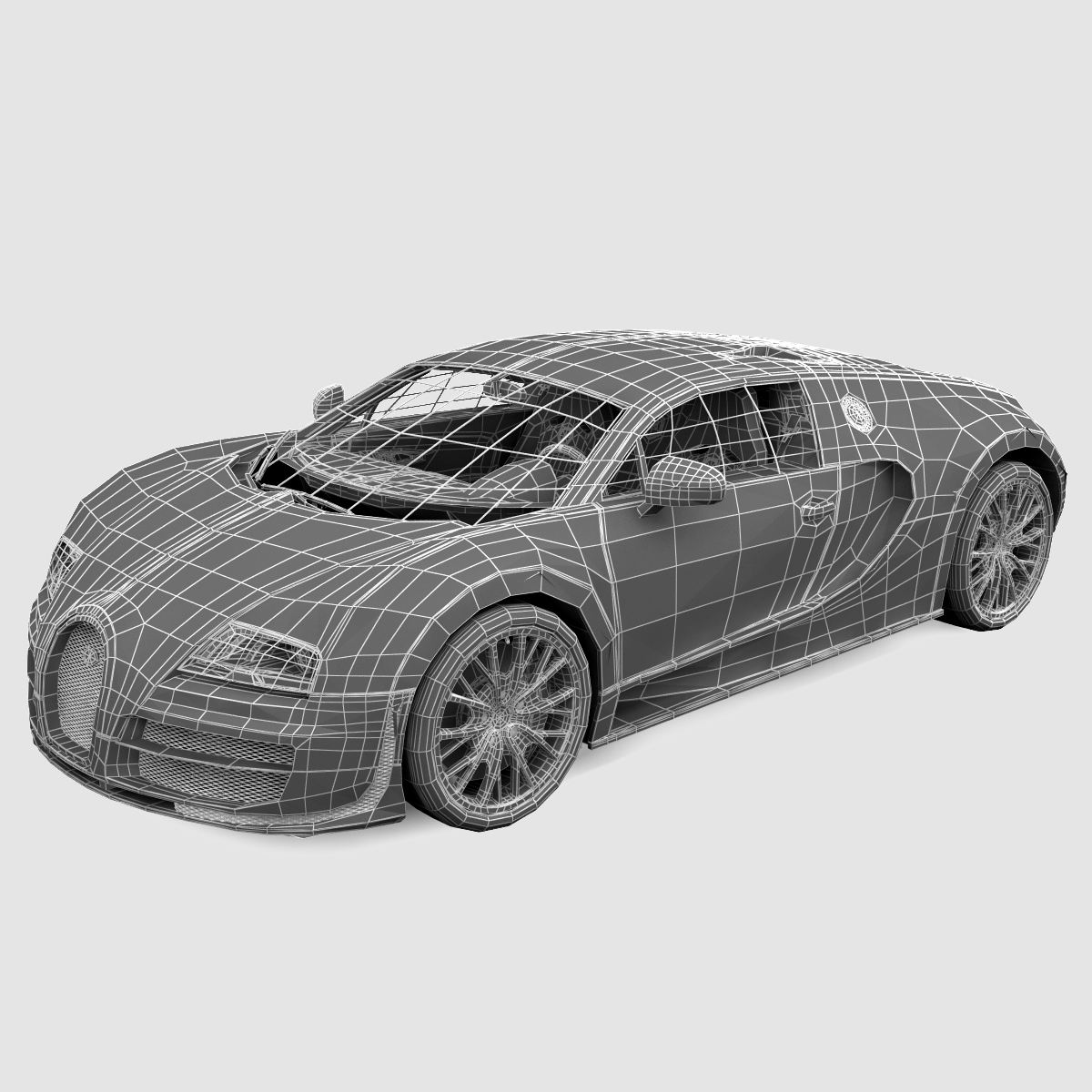bugatti veyron 3d model