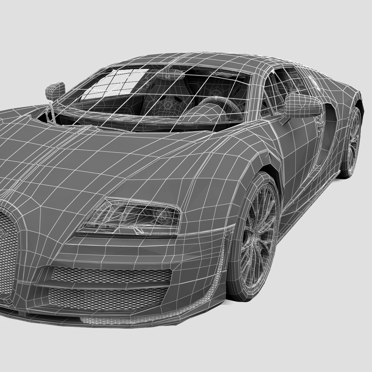 bugatti veyron 3d model