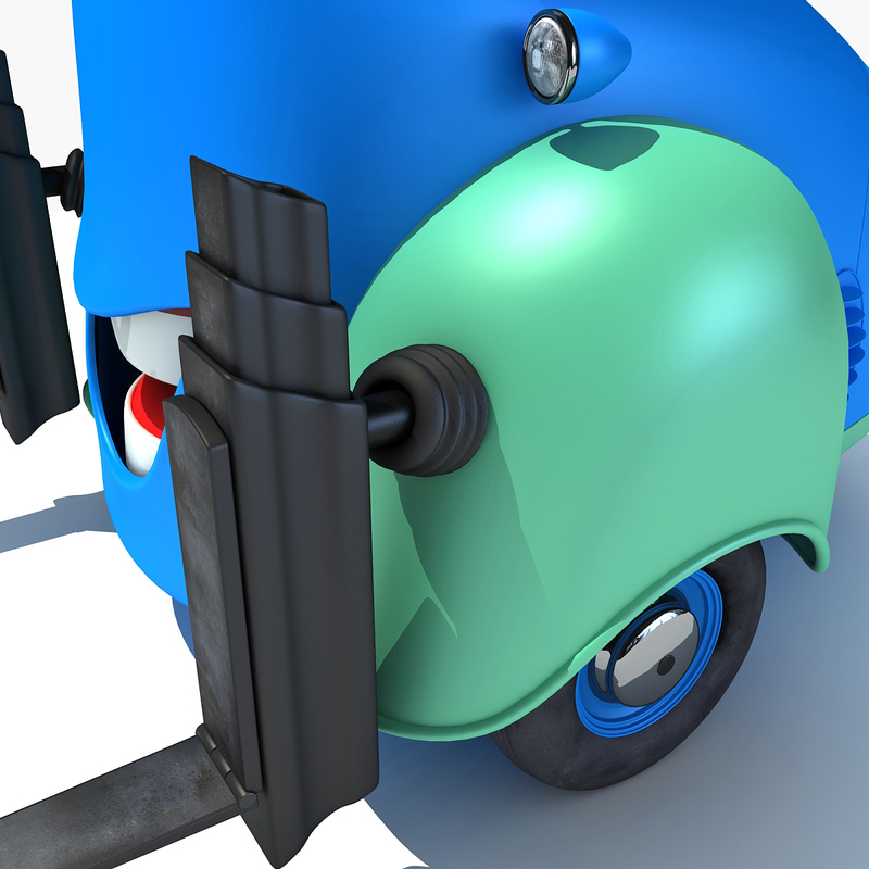 characters disney pixar cars 3d model