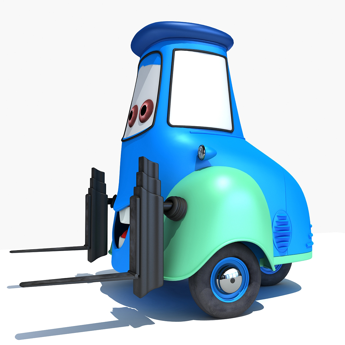 characters disney pixar cars 3d model
