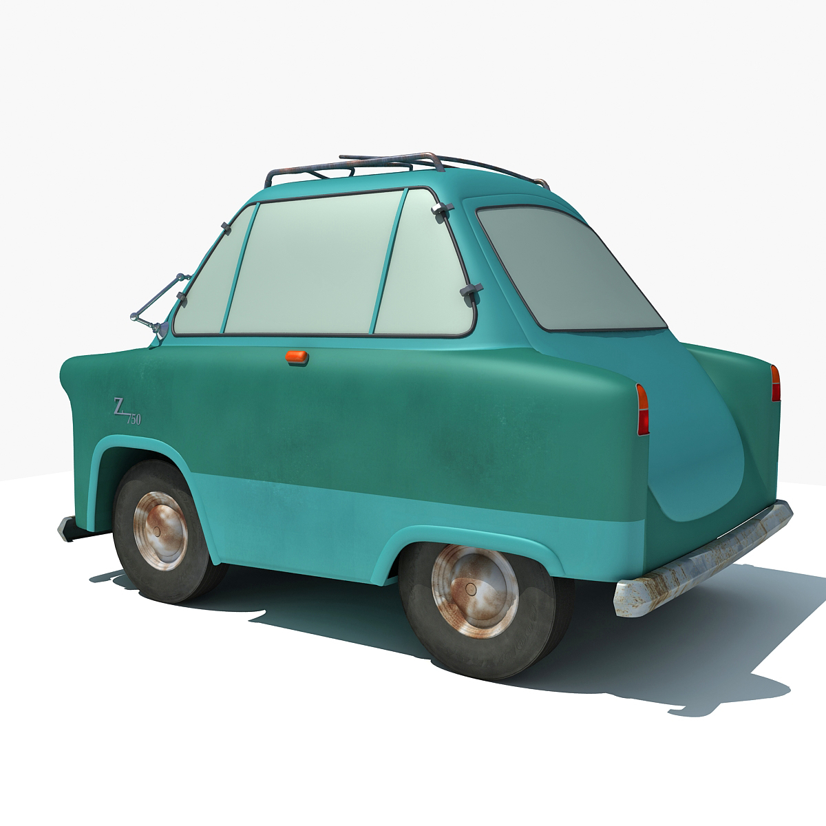 characters disney pixar cars 3d model