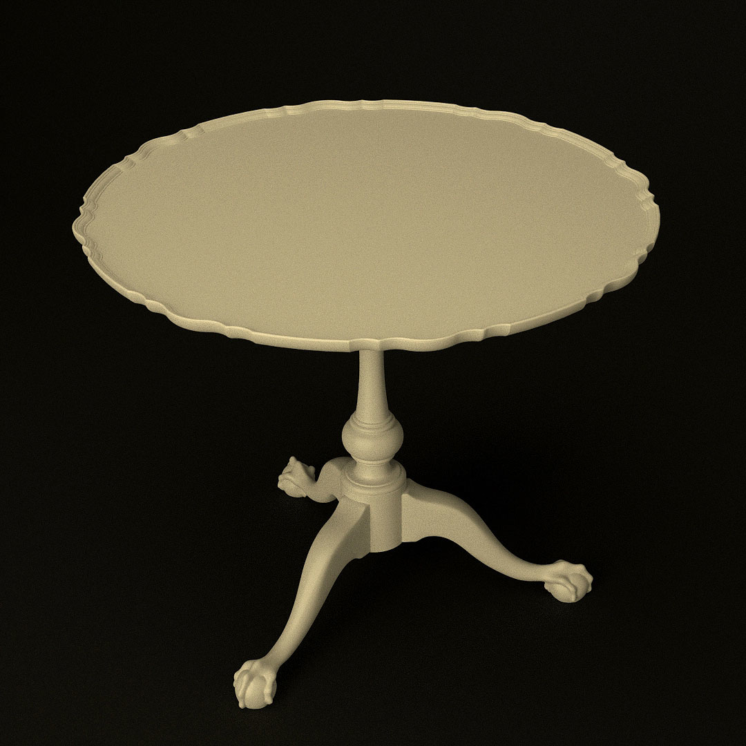 3d tea table model