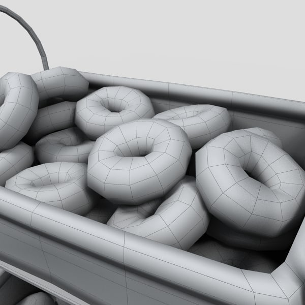 3d model food product display
