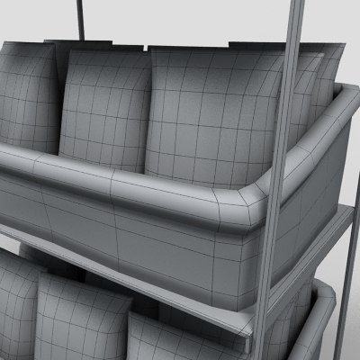 3d model food product display