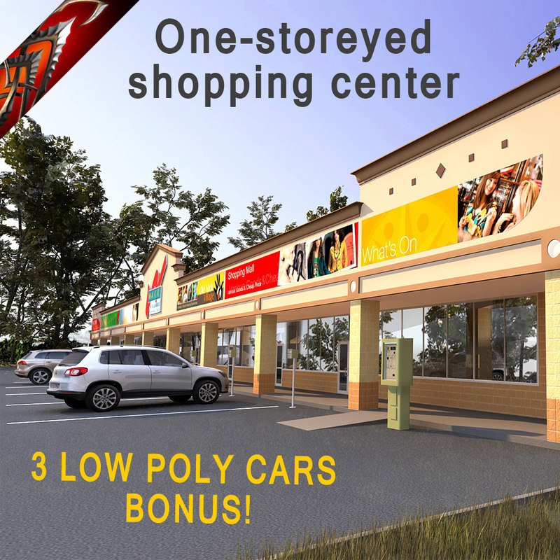 max one-storeyed building shopping center