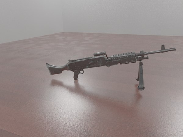 m240b machine 3d model