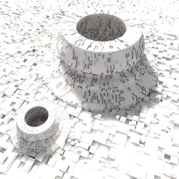 3d simple greeble model