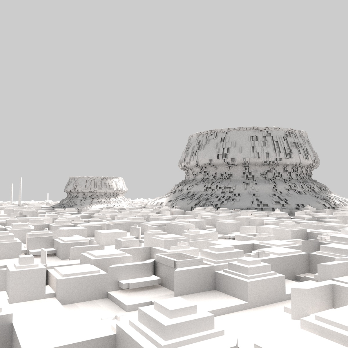 3d simple greeble model