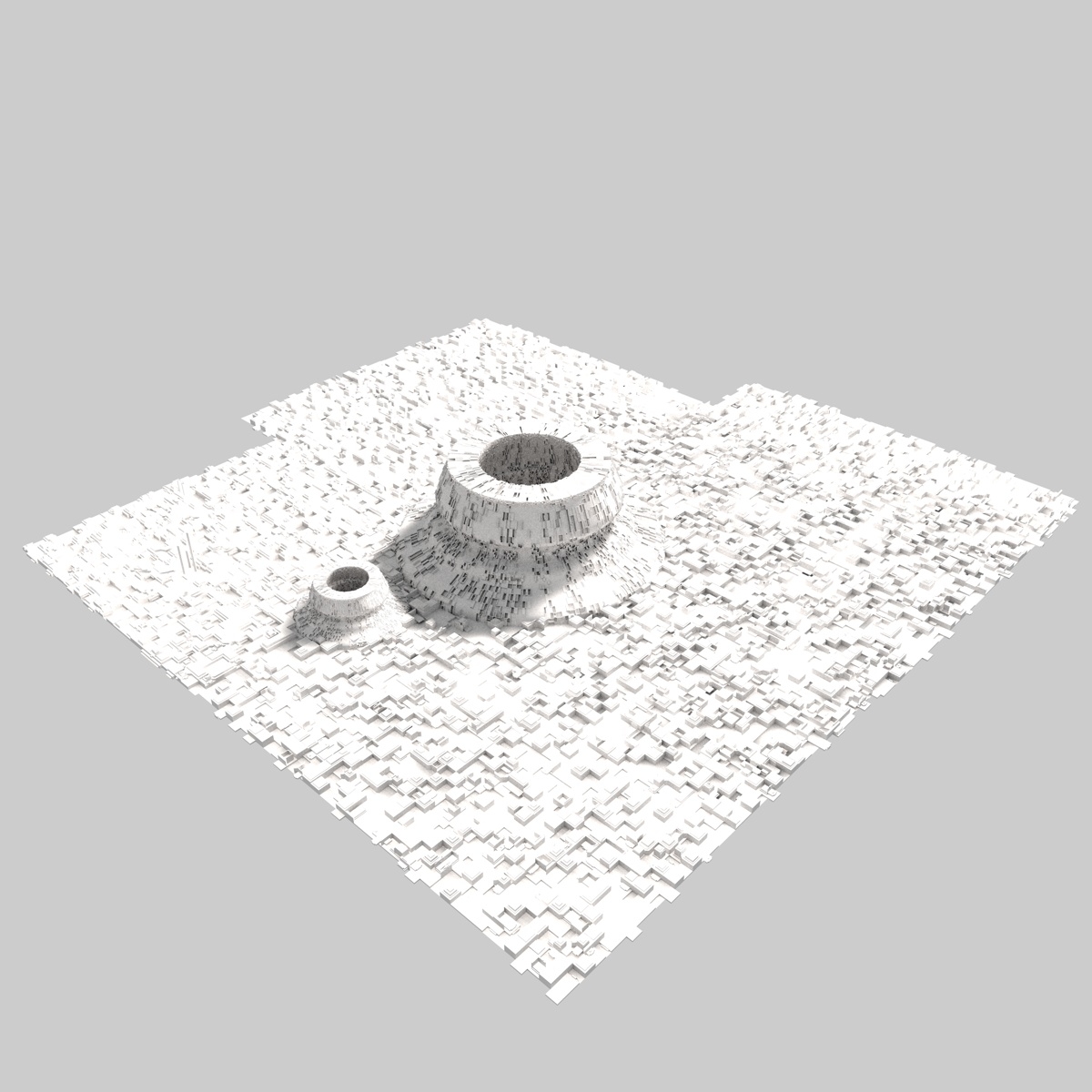 3d simple greeble model