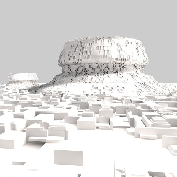 3d simple greeble model