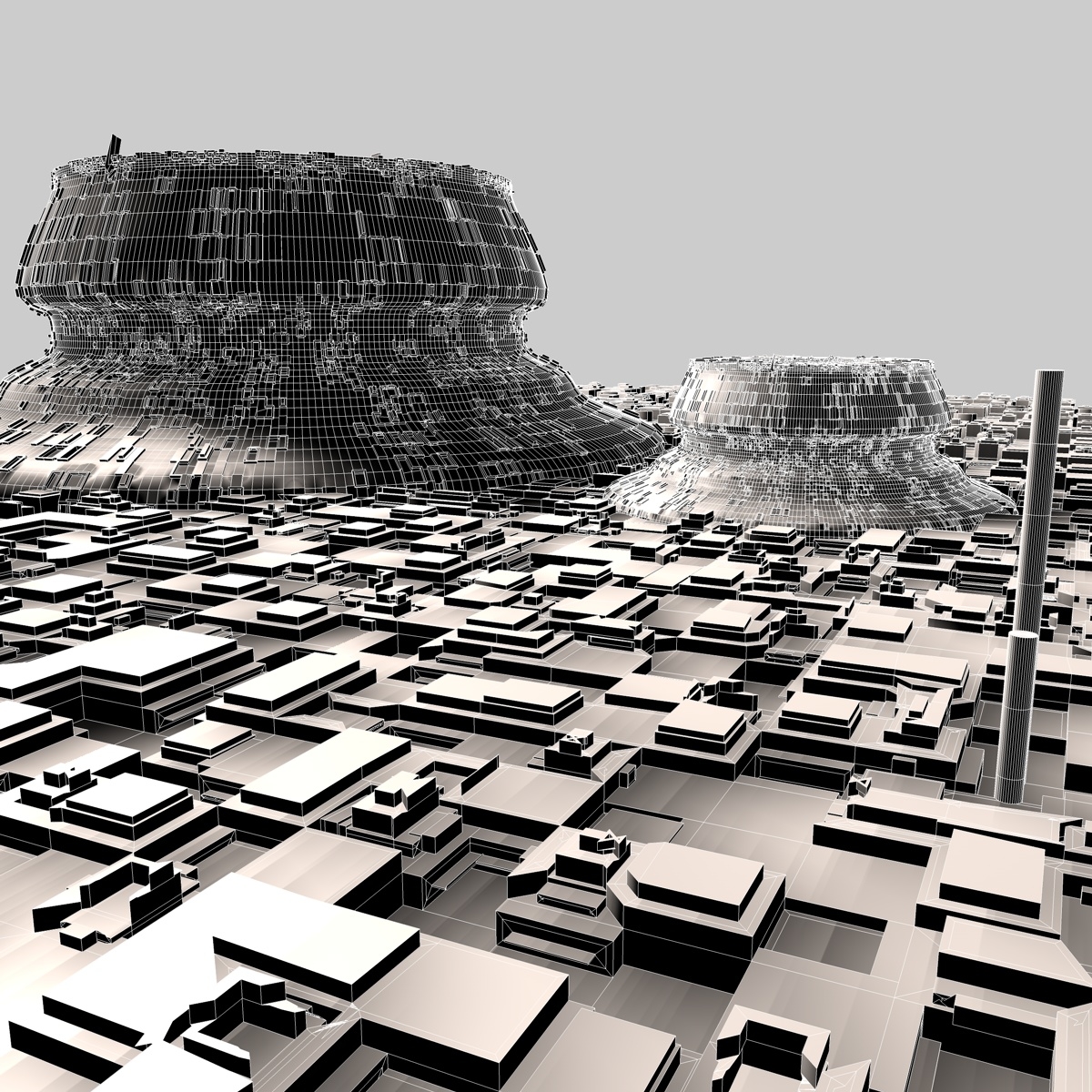 3d simple greeble model