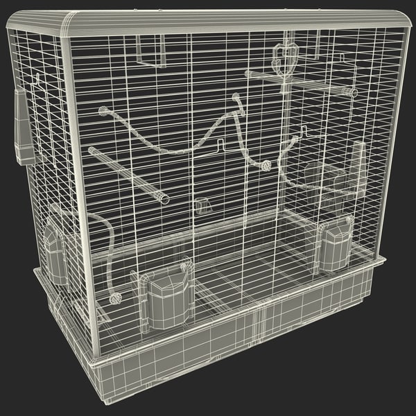 animal cages v1 3d max