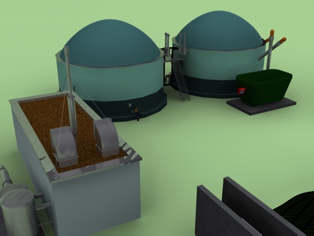 3d biogas plant