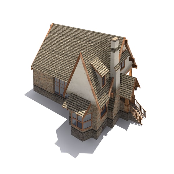 old house 3d 3ds