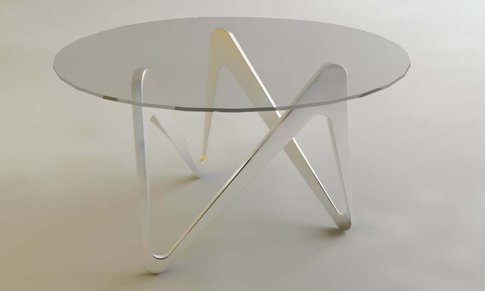 free 3ds model modern table 2