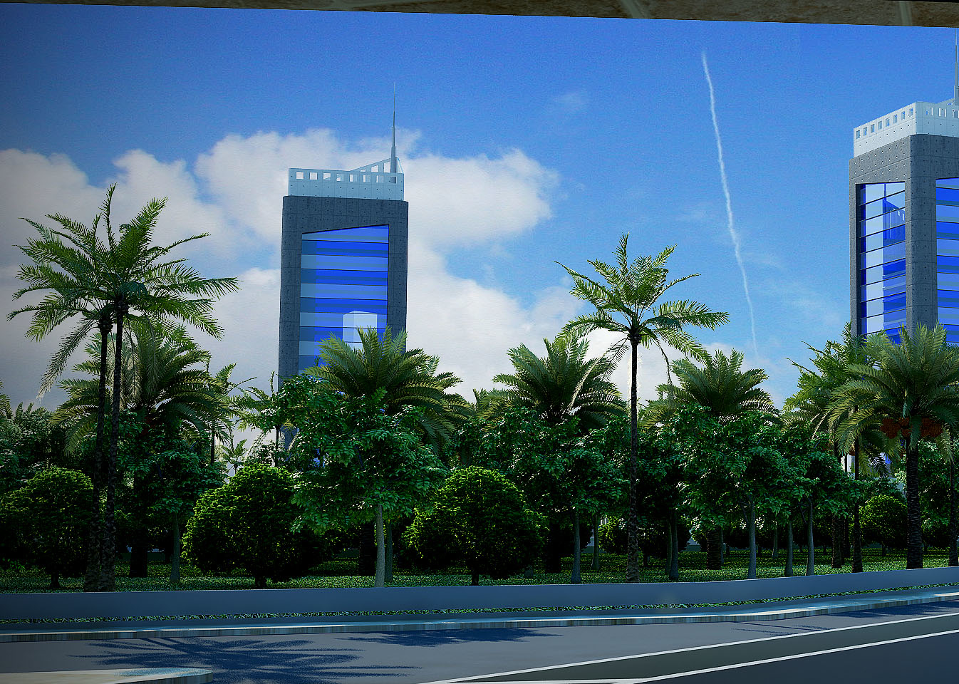 skyscraper floor 3d model