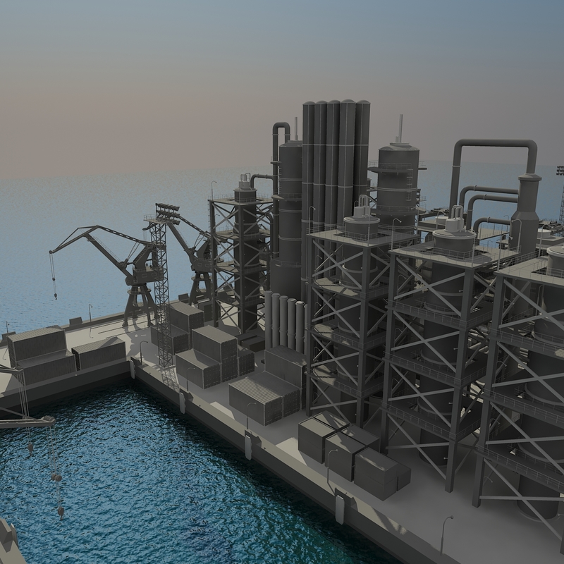 maya industrial port plant vessel
