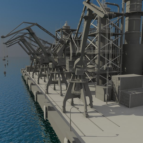 maya industrial port plant vessel