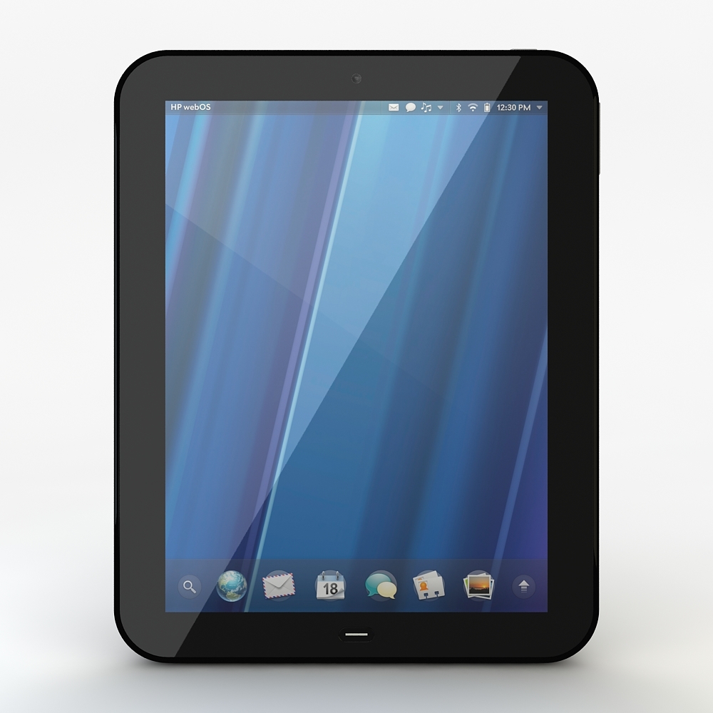 3d hp touchpad touch model