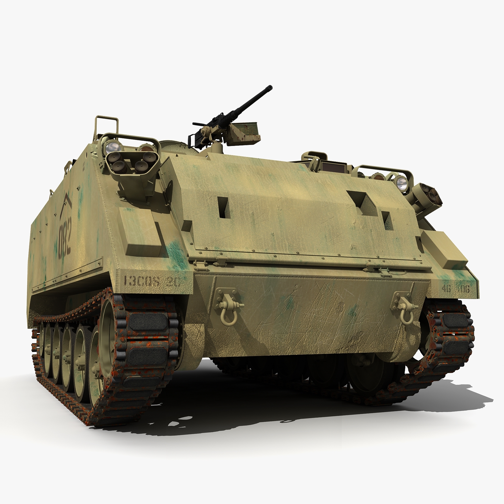 3d m2 m113 m113a3 version model
