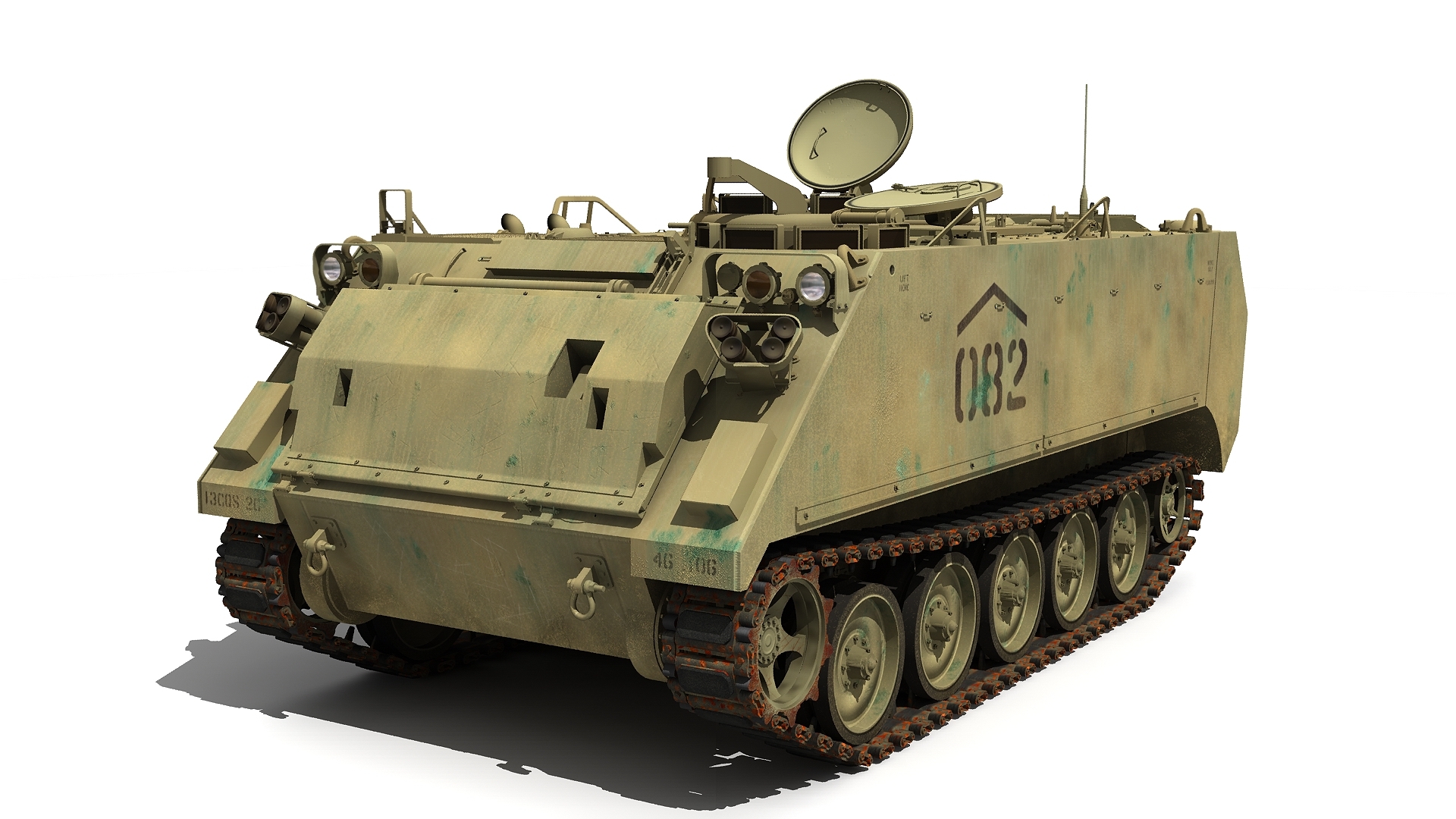 3d m2 m113 m113a3 version model