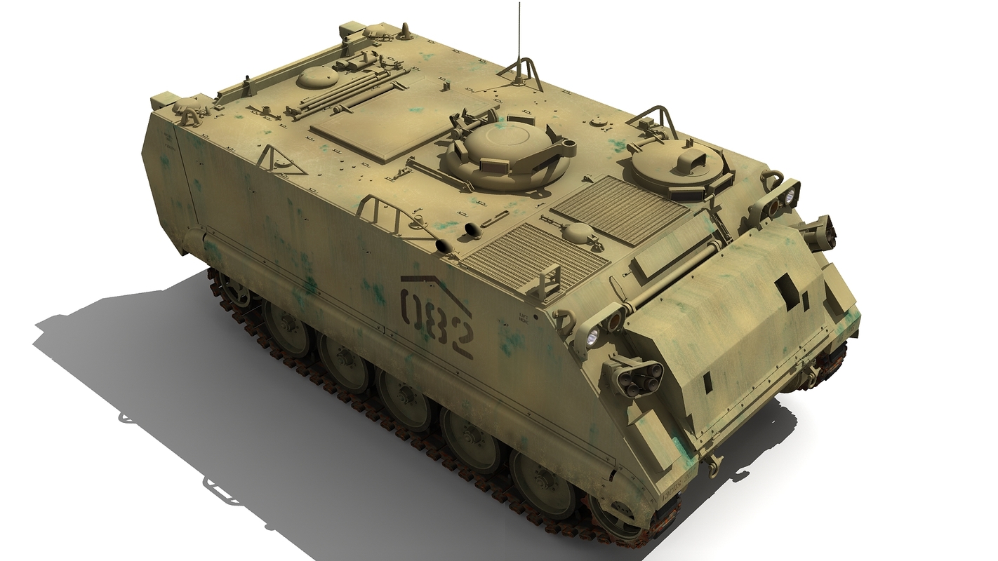 3d m2 m113 m113a3 version model