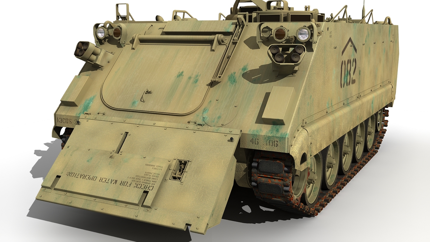 3d m2 m113 m113a3 version model
